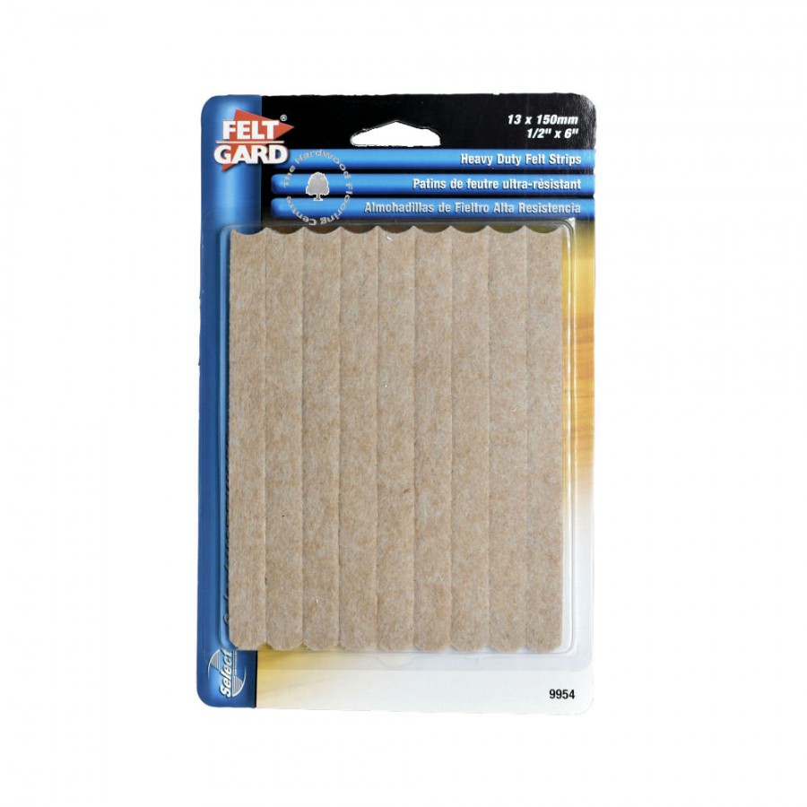 Feltgard 9954 Self Adhesive Felt Strips - 13 x 150mm