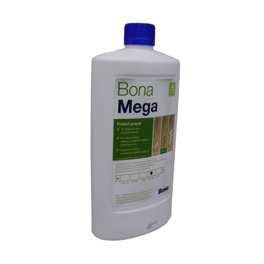 Bona Mega Floor Lacquer, Waterbourne Polyurethane Varnish