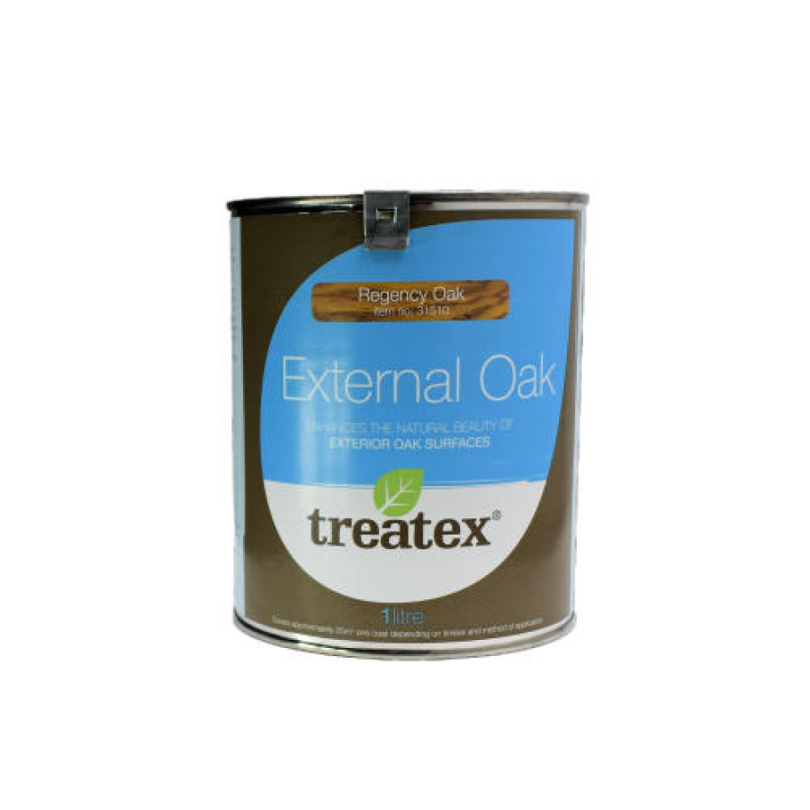 Treatex External Oak Colours - Regency and Virgin Oak 1L