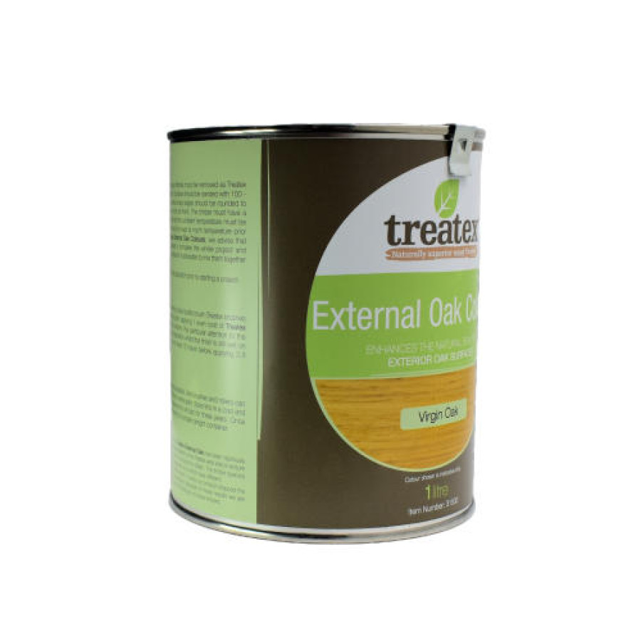 Treatex External Oak Colours - Regency and Virgin Oak 1L