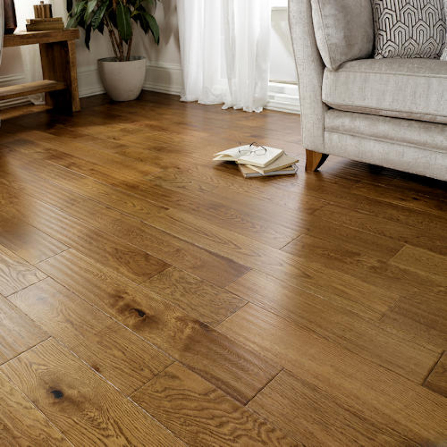 Woodsworth Oak Wheat Stained Engineered Plank