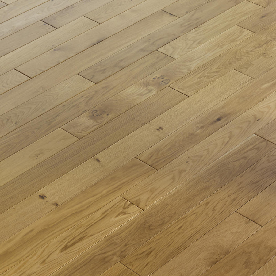 Solid French Oak Flooring - Rustic - Natural Oil Finish